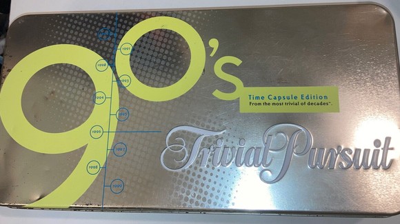 Games | Trivial Pursuit 9s Time Capsule Edition Metal Case Kurt Cobain ...